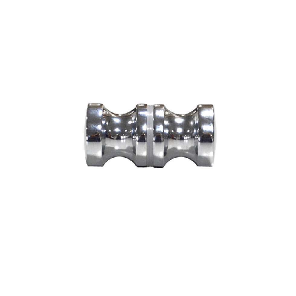 Knop 30 X 30 Mm Til 8 12 Mm Glas Chrome Look Knop 30 X 30 Mm Til 8 12 Mm Glas Chrome Look