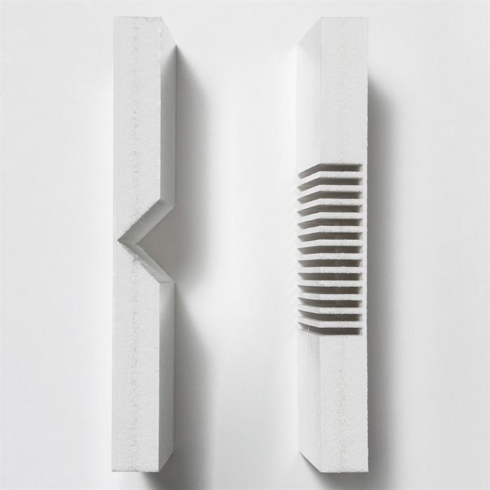 10 mm PVC Skumplade Hvid